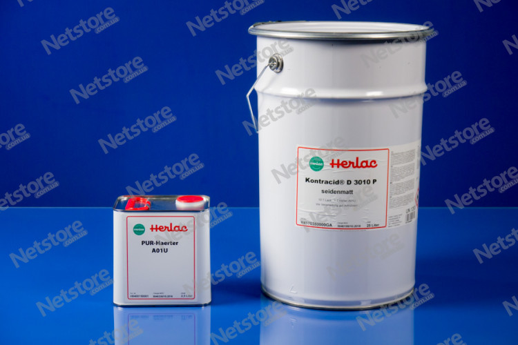 лак для паркета Herlack Kontracid D3010P, цена 8 477,80 грн. 27,5 л ...